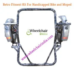 Handicapped Scooter & Bike, Side Wheel Attachment Kit, Retro Fitment Kit