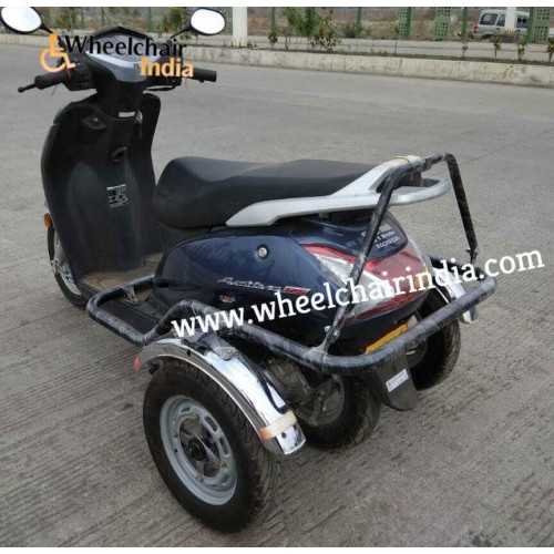 Handicapped Scooter & Bike, Side Wheel Attachment Kit, Retro Fitment Kit